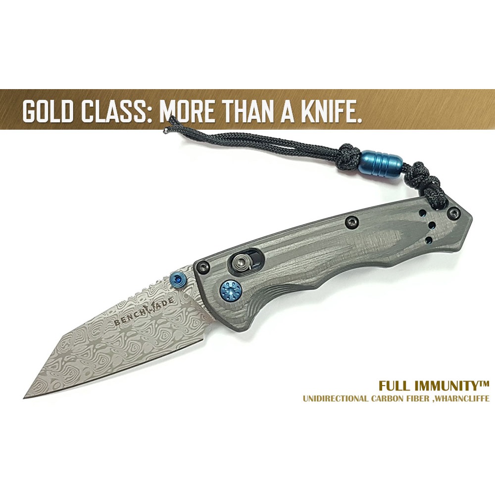 【angel 精品館 】Benchmade Gold Class Full Immunity碳纖柄大馬士革限量折刀290 | 蝦皮購物