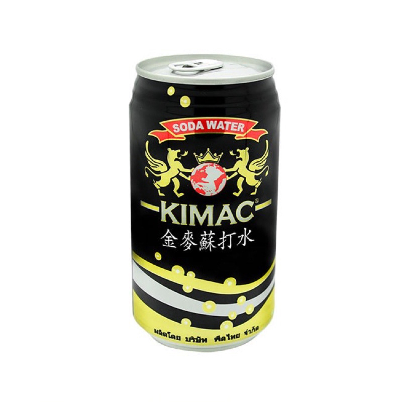 泰國🇹🇭KIMAC Soda 金麥 泰國蘇打水 無糖 氣泡水 330ml | 蝦皮購物