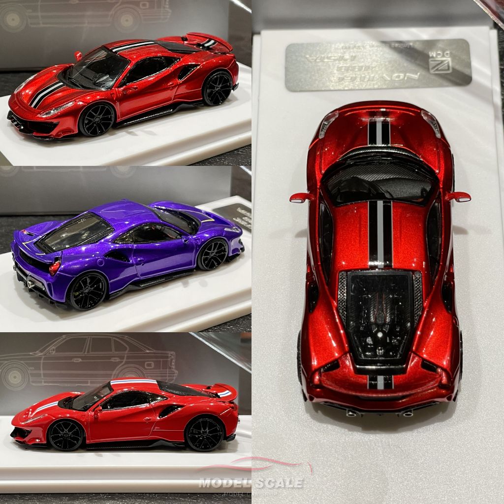 【模例】DCM 1/64 Novitec Ferrari 488 Pista | 蝦皮購物