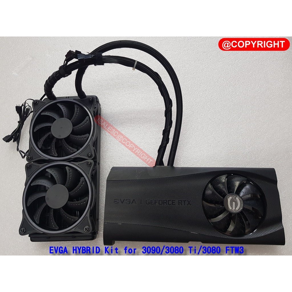 EVGA HYBRID Kit for 3090/3080 Ti/3080 FTW3 240mm 一體式水冷散熱套件 | 蝦皮購物