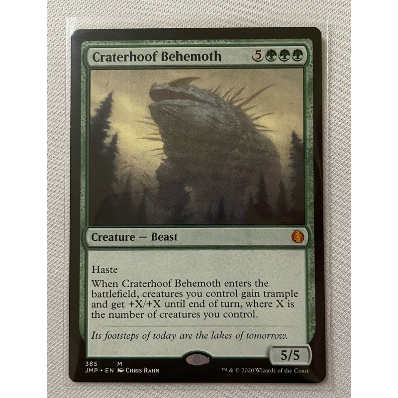 MTG craterhoof behemoth 普 英文版 微點 | 蝦皮購物
