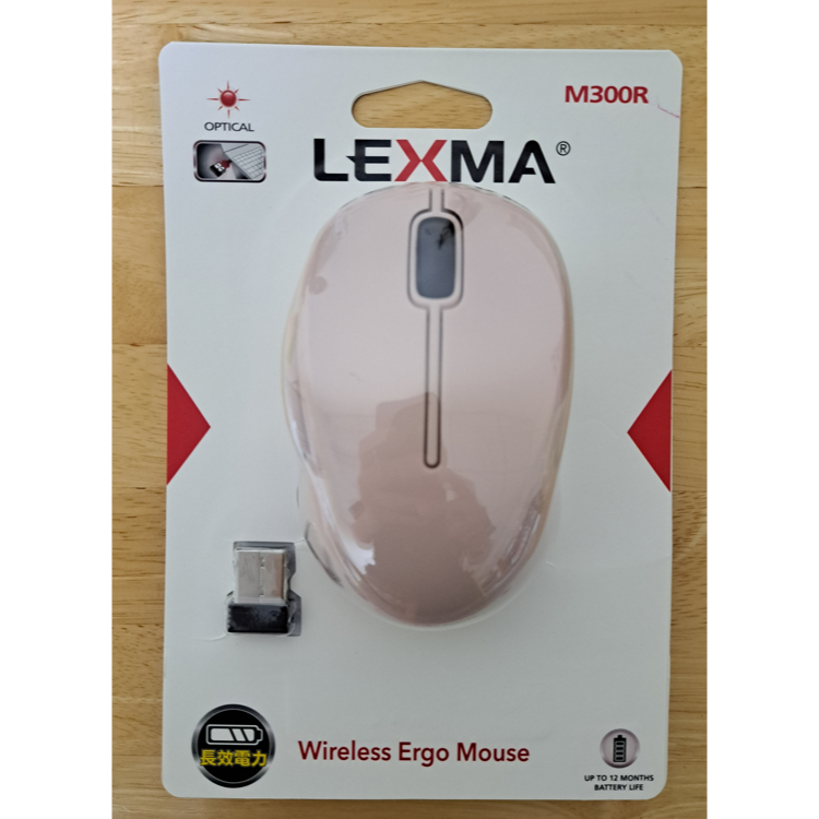 [售/全新] LEXMA M300R 特仕版 2.4GHz 無線光學滑鼠「粉色」 | 蝦皮購物