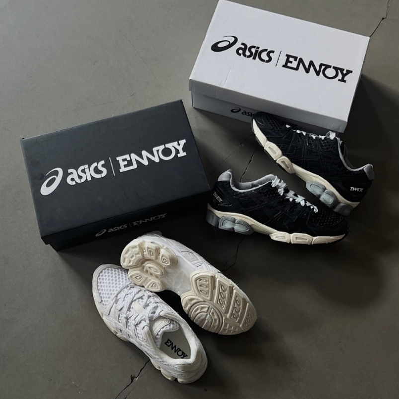 【Focus Store】預購 ENNOY x Asics Gel-Nimbus 9 黑白兩色 聯名款 | 蝦皮購物