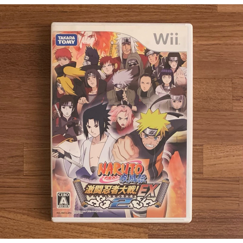 Wii 火影忍者疾風傳 激鬥忍者大戰EX2 正版遊戲片 原版光碟 日文版 日版適用 二手片 任天堂 | 蝦皮購物