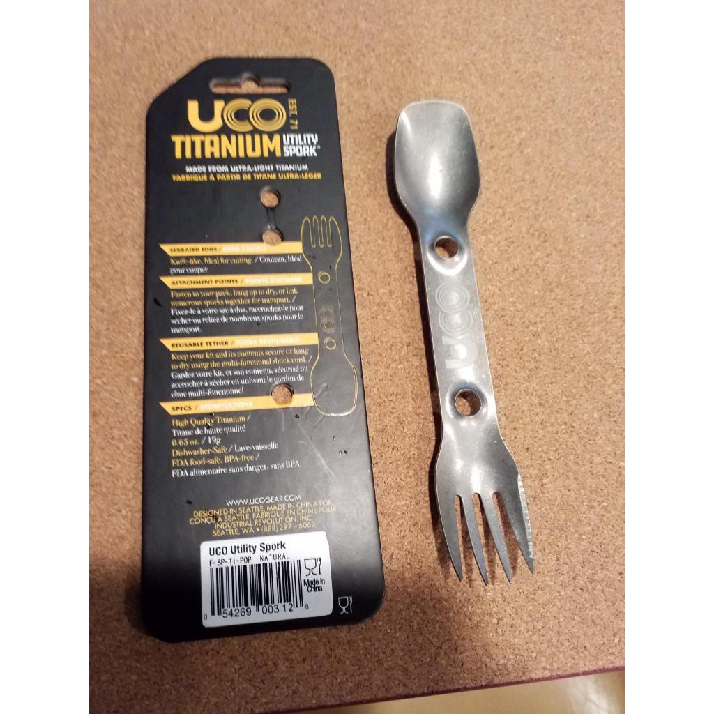 uco 鈦叉匙 3-In-1 titanium spork 鈦餐具 | 蝦皮購物