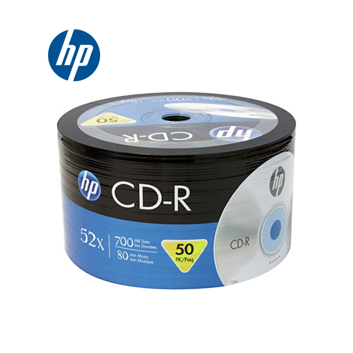 HP CD-R 52X 50片 白金片 空白光碟片 光碟 CD | 蝦皮購物