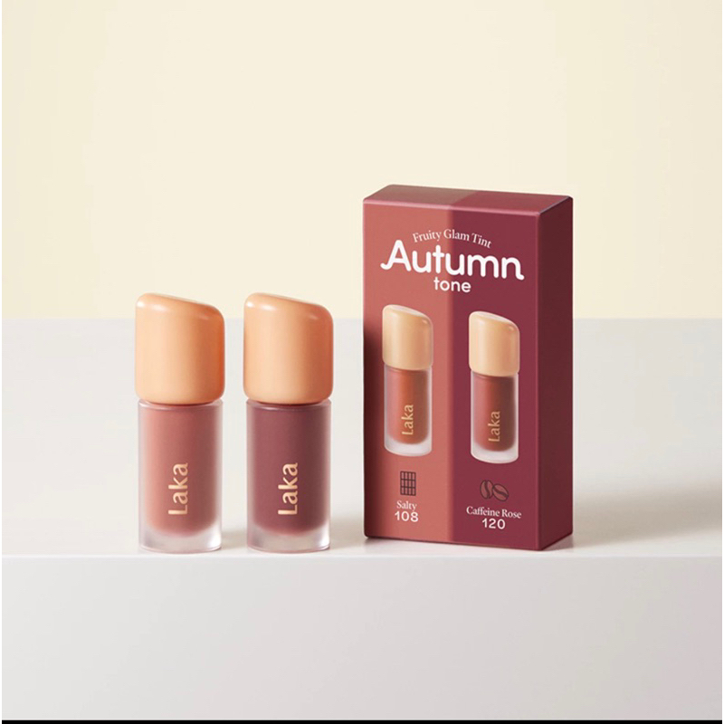 mandyoneome 保留中 Laka果然持久水光唇釉 108 120 迷你兩入組 1.9g 試色過1次 | 蝦皮購物