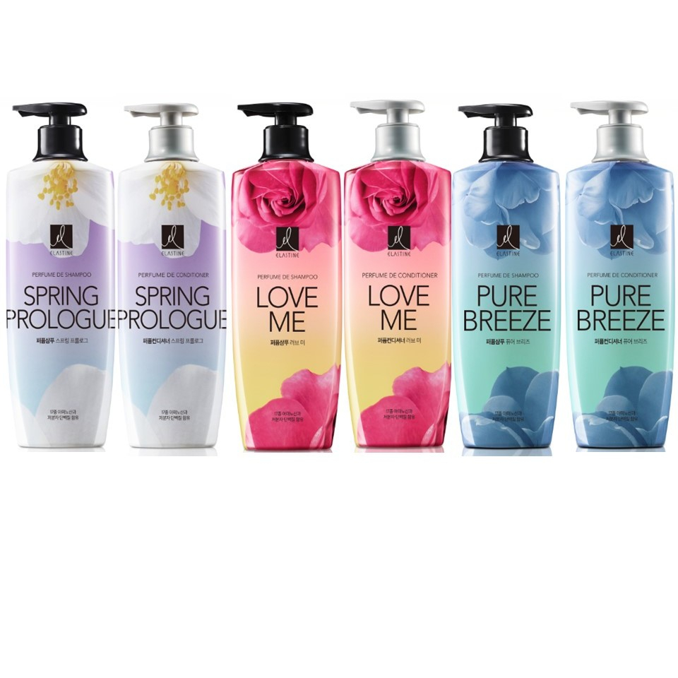 【Elastine 伊詩婷】奢華香水洗髮精/潤髮乳600ml/200ml | 蝦皮購物