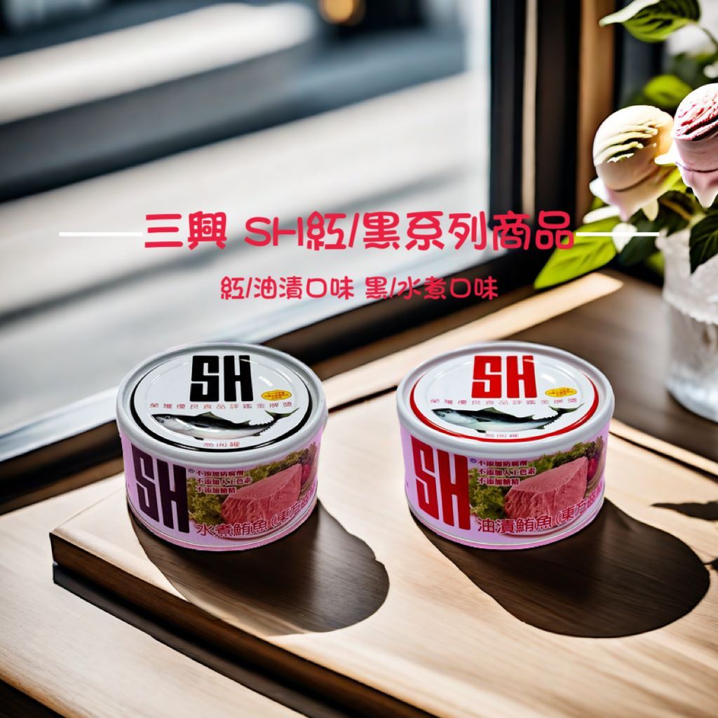 【三興】SH紅/SH黑 油漬鮪魚(東方齒鰆)/水煮鮪魚(東方齒鰆) 190g #超取/店到店限15罐 | 蝦皮購物