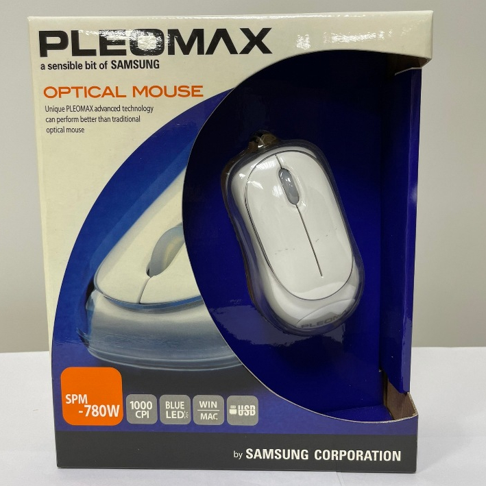 SAMSUNG 三星 PLEOMAX USB 光學滑鼠 SPM-780W 白色 1000CPI | 蝦皮購物