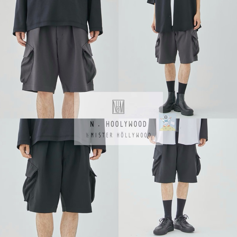 N.HOOLYWOOD x STUDIOUS 24SS 098 CARGO SHORTS 短褲 休閒褲 | 蝦皮購物