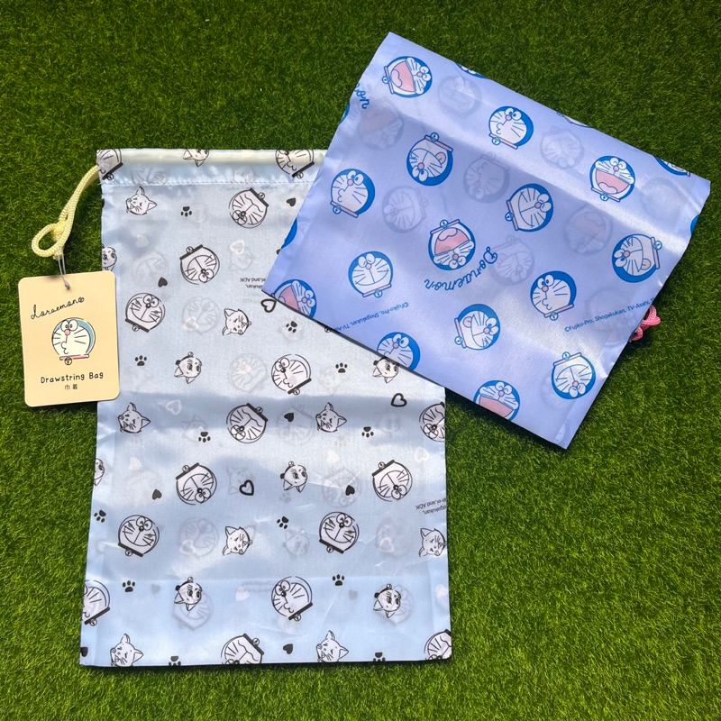 全新現貨 日本 大創 DAISO Doraemon 哆啦A夢 小叮噹 束口袋 收納袋 | 蝦皮購物
