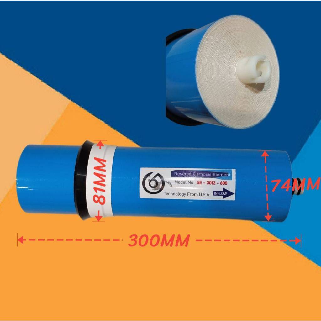 衝評價脫鹽率高 600G RO膜 日造水量600加崙採用進口膜 純水機 RO膜濾芯600G -3012 膜殼專用 | 蝦皮購物