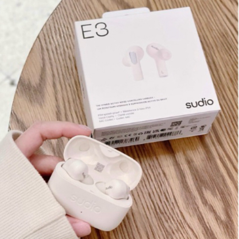 [售出]Sudio E3 米白色 真無線降噪藍牙耳機 | 蝦皮購物