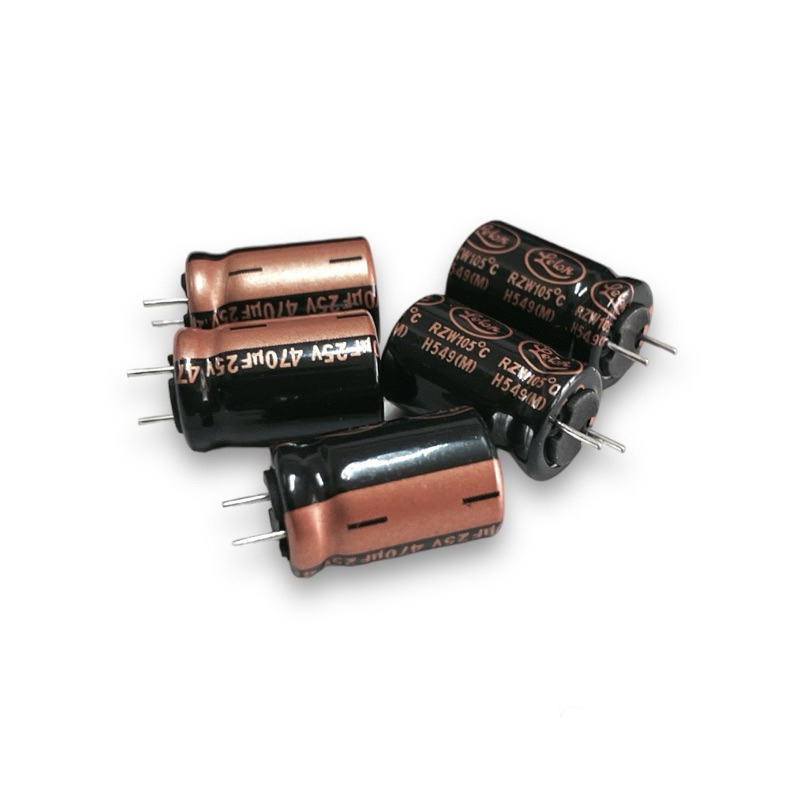 『正典UCHI電子』立隆Lelon 低漏電 25V 470uF 金字短腳 高壽命 開關電源 電解電容 105度 單顆販售 | 蝦皮購物
