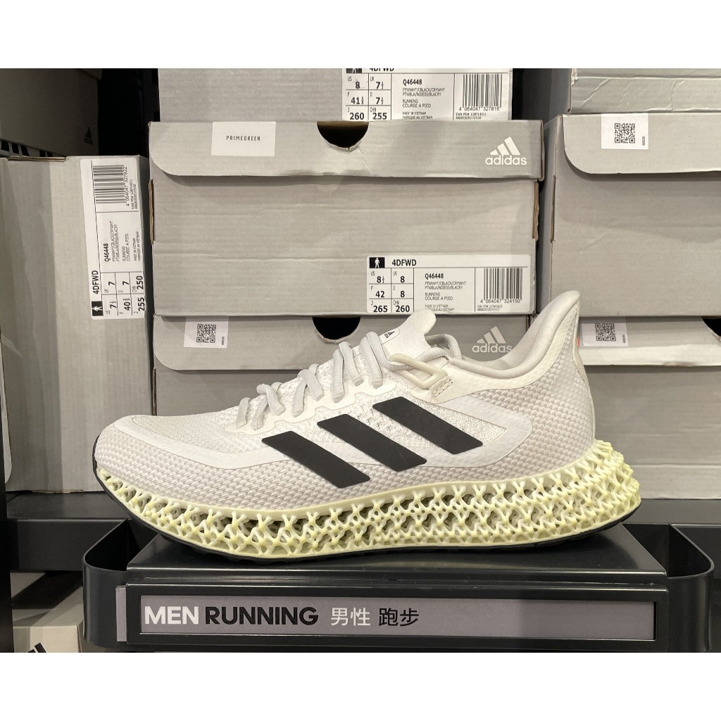 【BOBO】ADIDAS 4DFWD 2 白網布 黑 潮流慢跑鞋 男女 GX9247 | 蝦皮購物