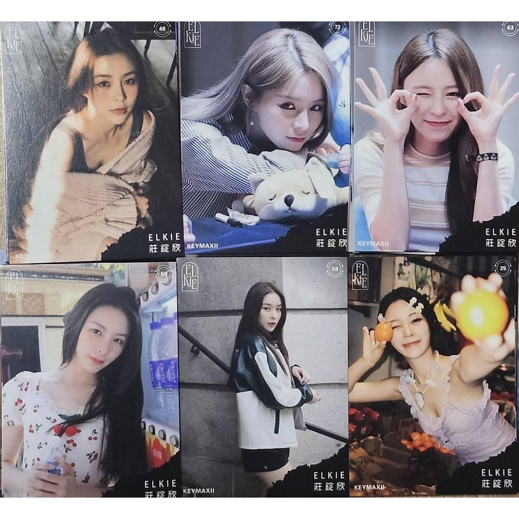 炸裂吧女孩 ELKIE 莊錠欣 SPEED UP 全紀錄寫真卡 72張普卡一套 | 蝦皮購物