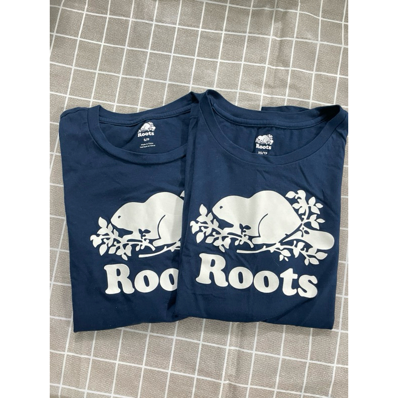 Roots絕對經典系列海狸Logo寬版短T / XS | 蝦皮購物