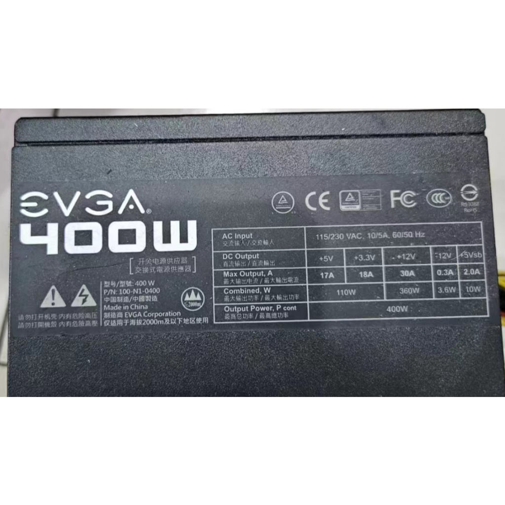 EVGA 400W 故障電源 供應器 | 蝦皮購物