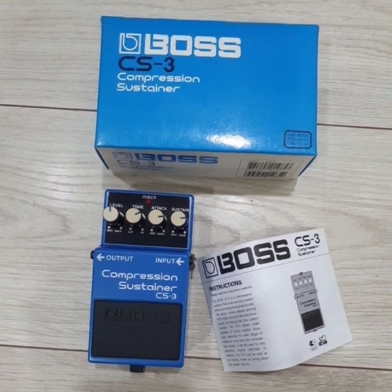 BOSS CS-3 Compression Sustainer 壓縮 效果器 CS3 吉他 貝斯 [Comp] | 蝦皮購物