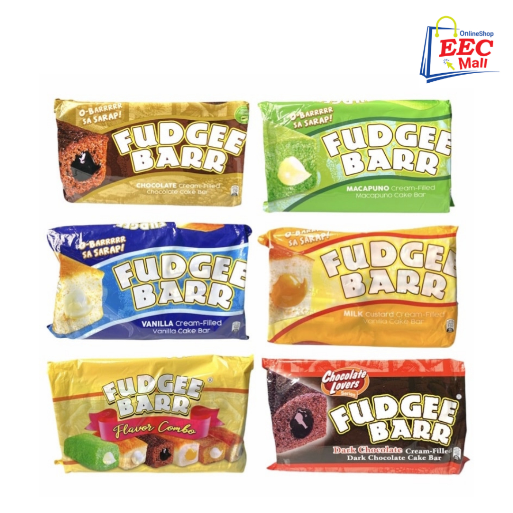 菲律賓 FUDGEE BARR Kue Bolu Isi Cream 小蛋糕 夾心蛋糕 綜合夾心蛋糕 42g*10pcs | 蝦皮購物