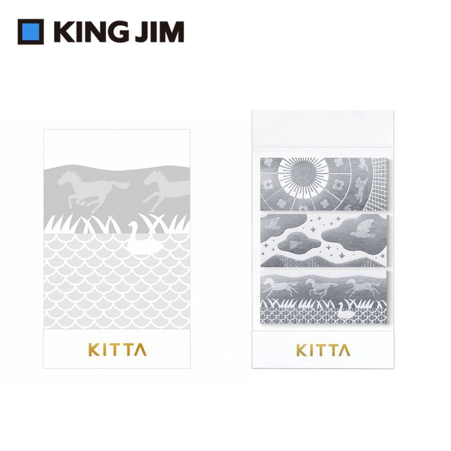 厭世文具 】KING JIM KITTA隨身攜帶和紙膠帶/ 特殊銀箔/ 壁畫/大自然 | 蝦皮購物