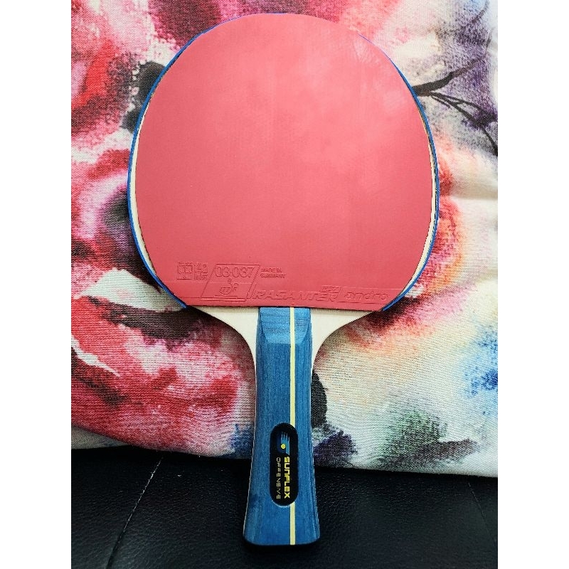 德國 SUNFLEX 横拍桌球拍 含德皮（xiom butterfly nittaku andro joola tsp | 蝦皮購物