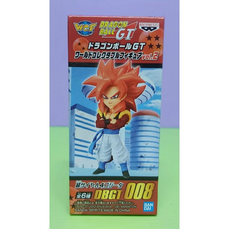七龍珠GT WCF 白證 Vol.2 超四 悟吉塔 盒玩 | 蝦皮購物