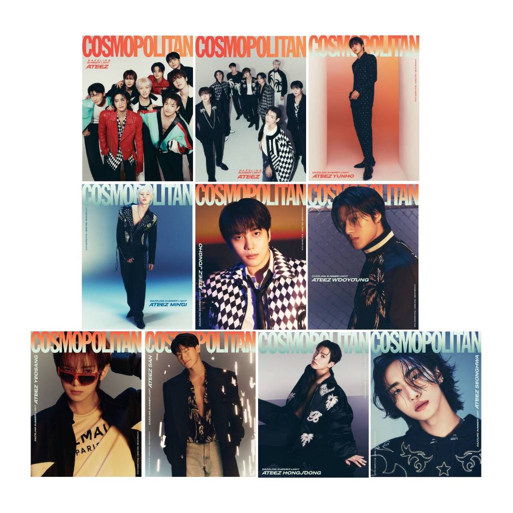 KPM-現貨 COSMOPOLITAN (KOREA) 7月號 2024 十款 封面 ATEEZ 內頁 金惠奫 STAYC 韓國代購 ...
