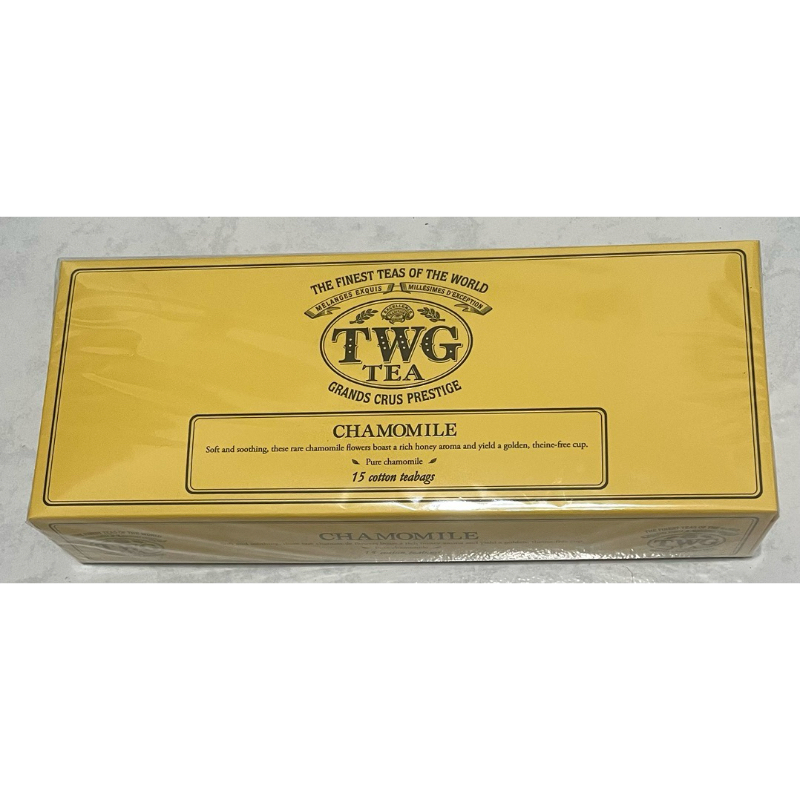TWG TEA 100%洋甘菊茶包一盒（15袋） | 蝦皮購物