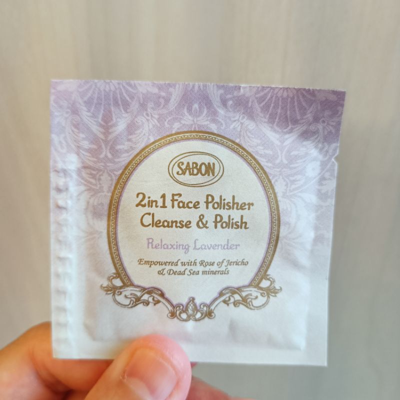 【全新買就送小禮】SABON 二合一臉部純淨磨砂膏4ml(薰衣草) 隨身包 試用組 旅行組 便宜賣 | 蝦皮購物