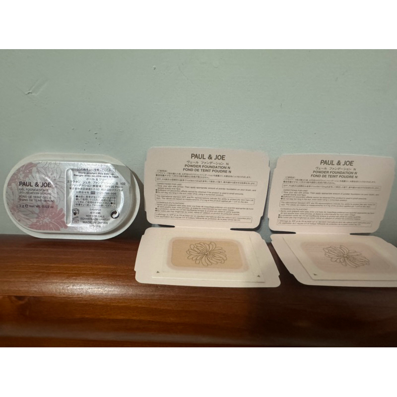 （全新現貨）PAUL & JOE 糖瓷美肌水凝粉餅 1g 102、糖瓷無瑕防曬粉餅 0.2g 100/102 | 蝦皮購物