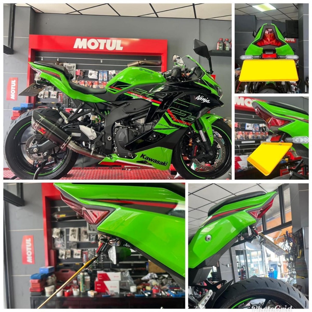 【泰格重車】現貨 Kawasaki ZX4RR 23~25 短牌架 後牌架 鬍鬚牌 ZX-4RR 鬍鬚短牌 | 蝦皮購物