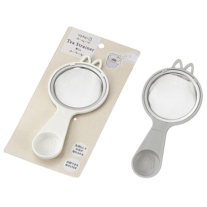 asdfkitty*日本 ECHO 兔子泡茶濾網+茶匙-顏色隨機-日本正版商品 | 蝦皮購物