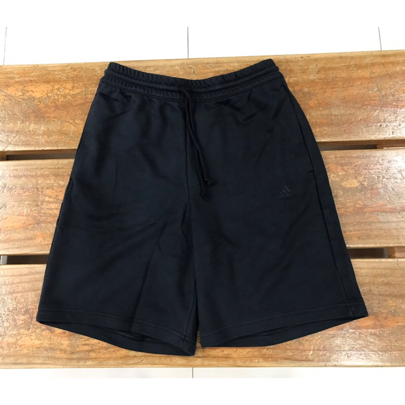 ADIDAS M ALL SZN SHO 男運動短褲 針織短褲 棉短褲 休閒短褲 毛巾底 IC9756 黑色 | 蝦皮購物