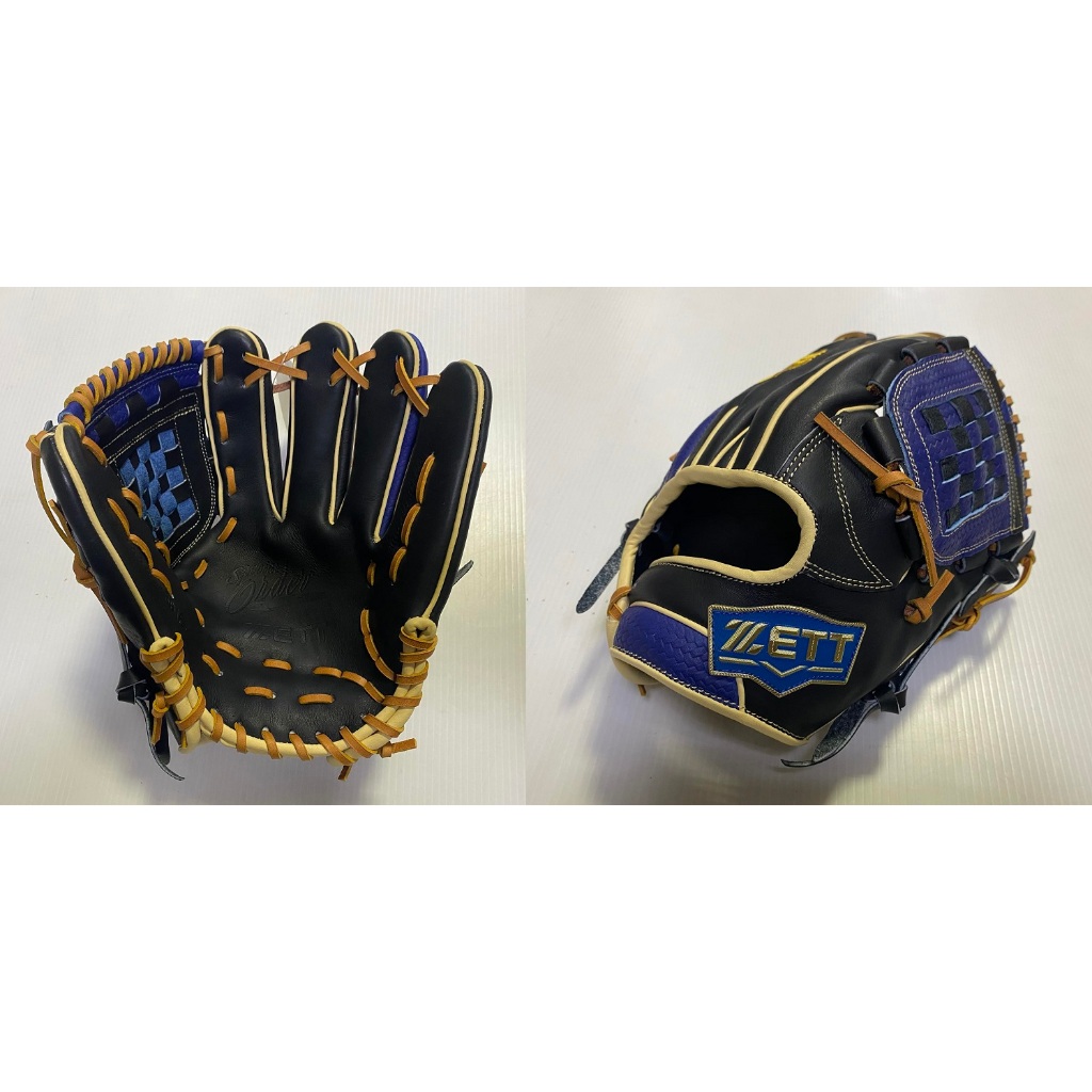 2024 ZETT 店家限定款 寶藍編織紋棒壘球手套 內野手 BPGT-362SP8916 | 蝦皮購物