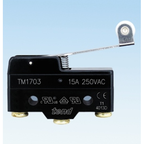 TM-1703 TM1703 長滑輪型微動開關 微動開關 15A250VAC 天得 TEND | 蝦皮購物