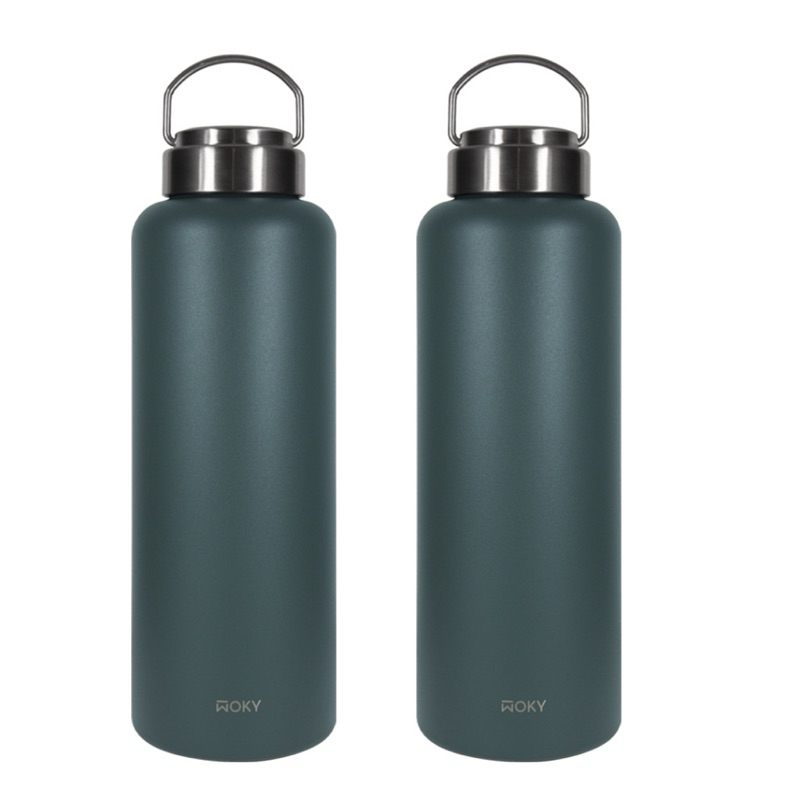 現貨 關注贈禮///WOKY沃廚提手輕量鈦陶瓷易潔層保溫瓶 1罐 800ML | 蝦皮購物