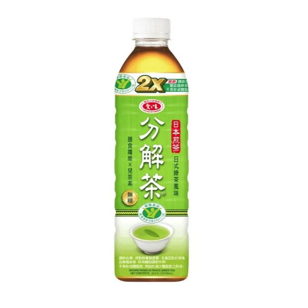 愛之味分解茶日式綠茶590ml(24入/箱) | 蝦皮購物