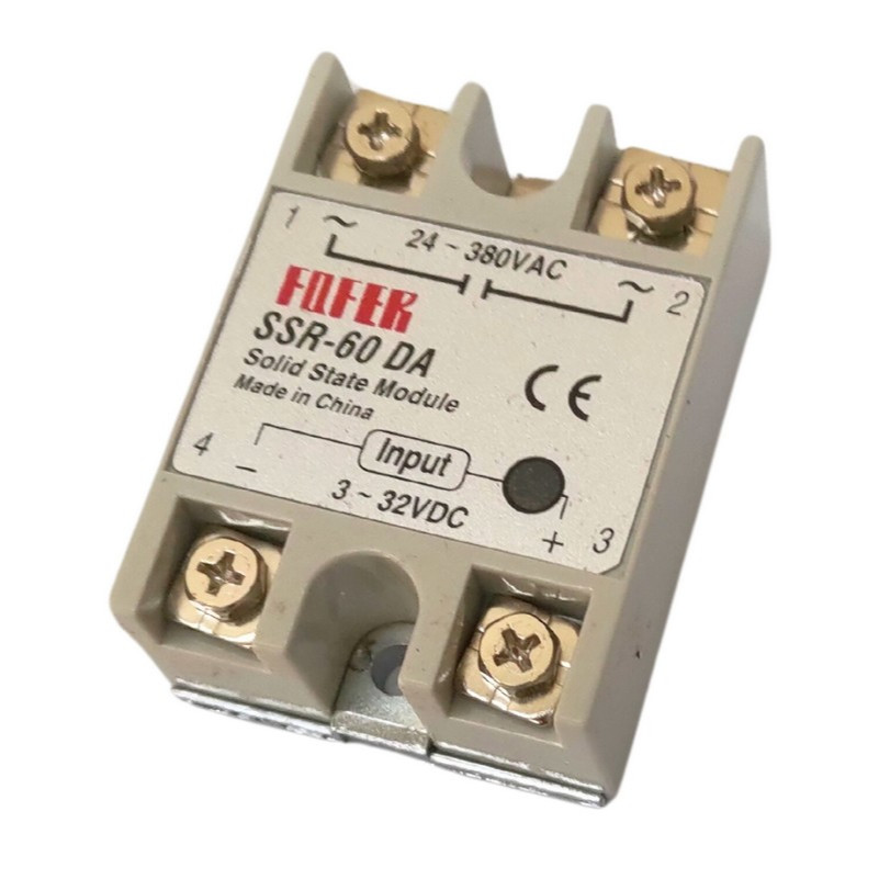 SSR-40DA /60A /100A固態繼電器 DC直流控制交流開關 單相固態電譯 | 蝦皮購物