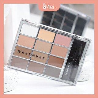 【妞妞妹】WAKEMAKE 12格眉粉盤 眉彩盤 眉影盤 眉彩 眉粉 12色眉粉 韓國代購 | 蝦皮購物