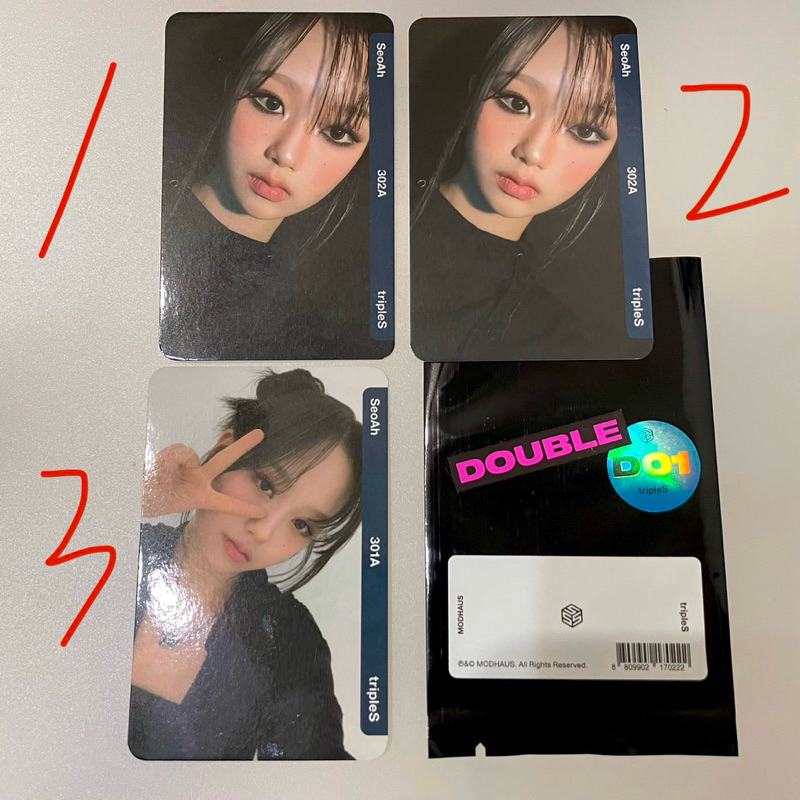 現貨 官方 triples 實體卡 已掃描沒電子卡 assemble24 seoah s23 鄭楷潾 專卡 專輯小卡 | 蝦皮購物
