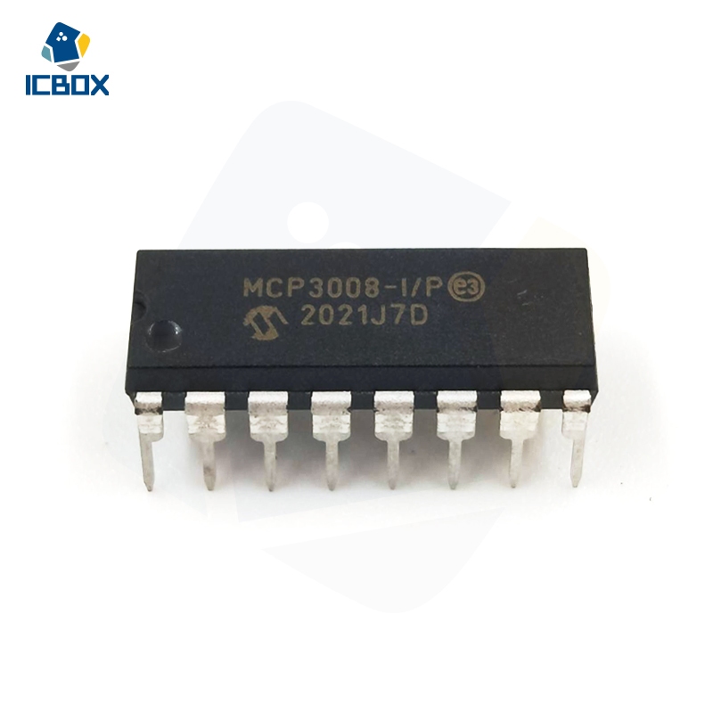 【ICBOX】Microchip MCP3008-I/P MCP3008 10位元類比數位轉換器 ADC /A911 | 蝦皮購物