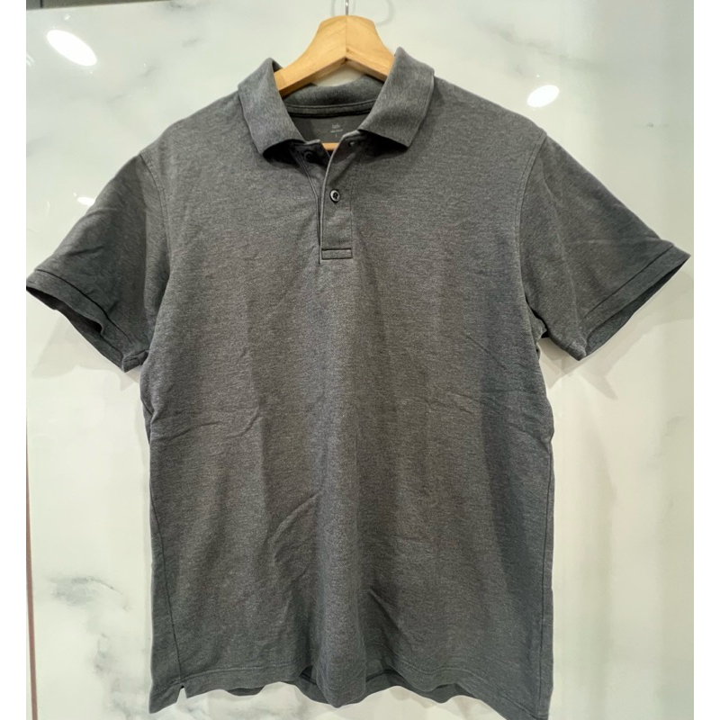 lativ 短袖灰色polo 無瑕疵 L | 蝦皮購物