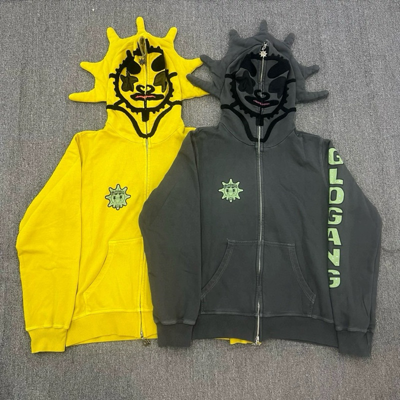 Glo Gang The Glory BOY Hoodie 卡通印花 拉鍊外套 | 蝦皮購物