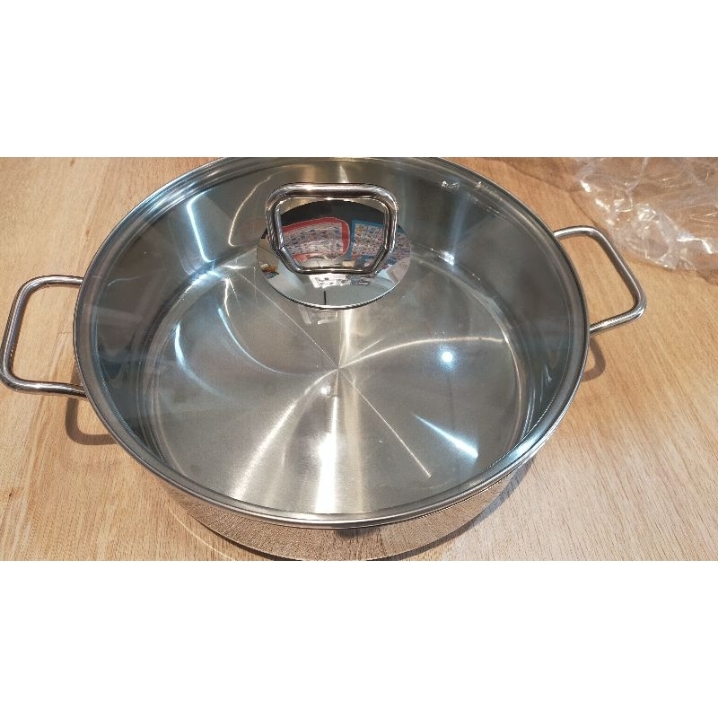 WMF ProfiSelect不鏽鋼淺燉鍋28CM(含蓋) | 蝦皮購物