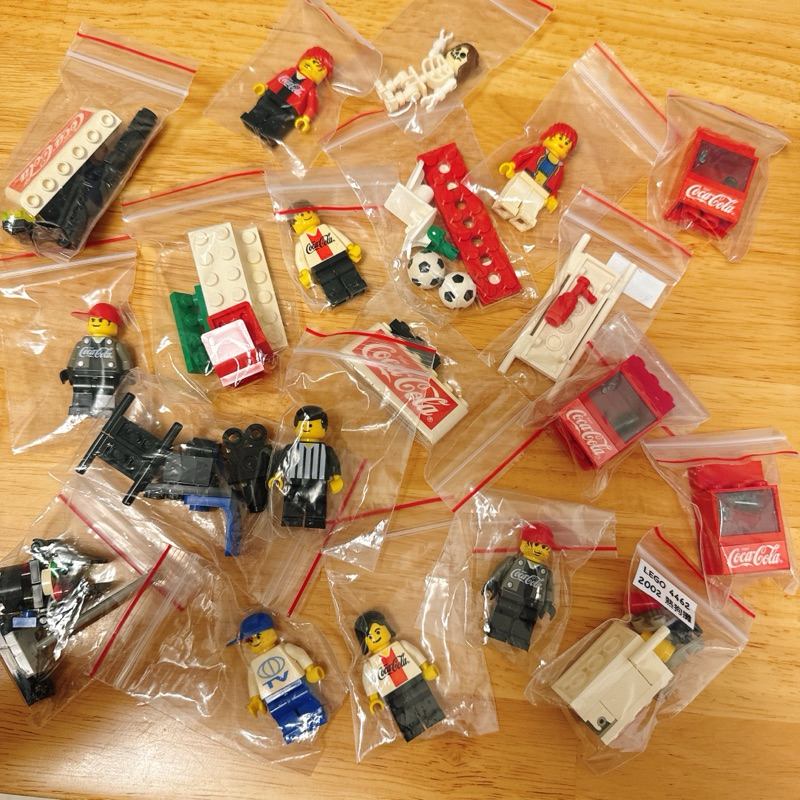 二手 復古 懷舊 絕版品 樂高 LEGO 可口可樂 足球系列 人偶 場景 | 蝦皮購物