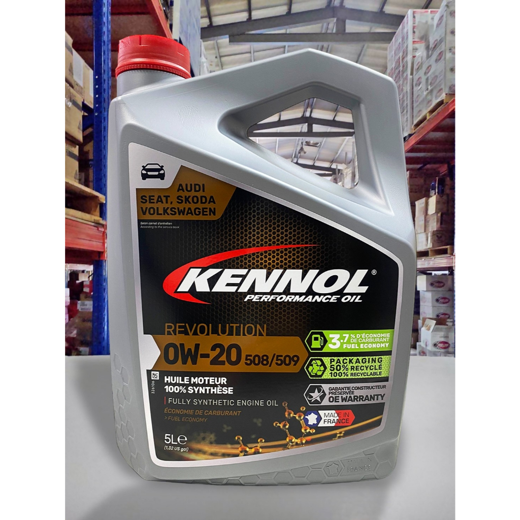 『油工廠』KENNOL REVOLUTION 0W20 全合成 汽車 機油 SN+ C5 508/509 C20 5L | 蝦皮購物