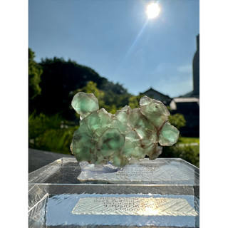 【石人晶礦】納米比亞Alien eye Fluorite | 蝦皮購物