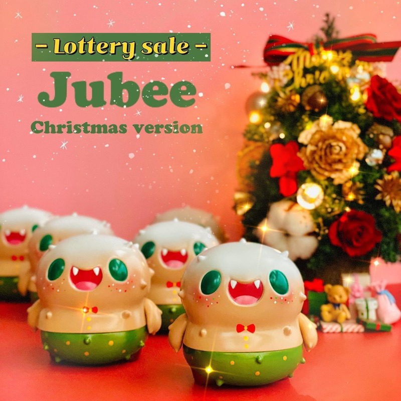 聖誕大菊比 聖誕節 大菊比 菊比Jubee 軟膠 設計師公仔 （二手拆擺） | 蝦皮購物